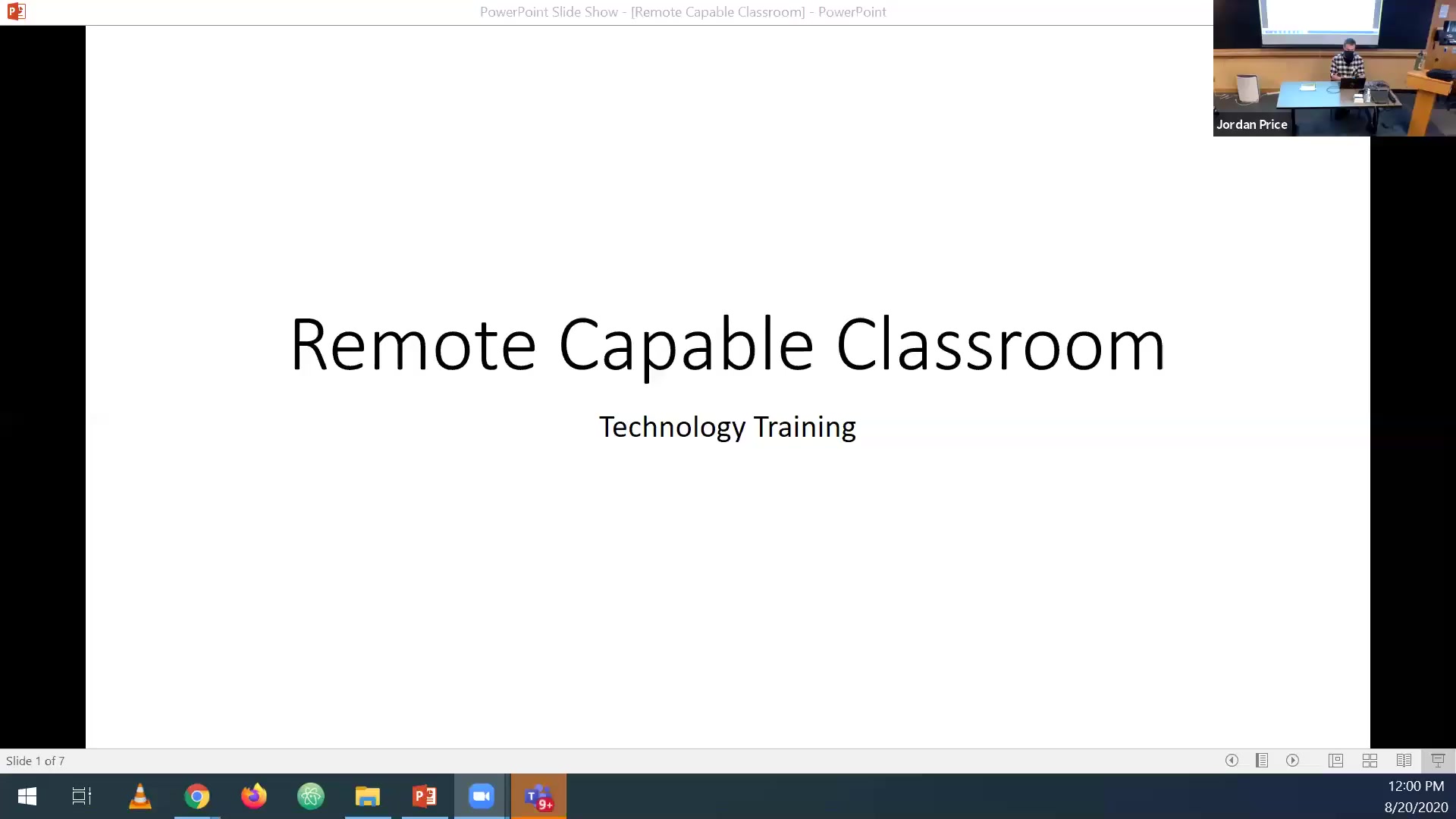 Remote-Capable Classrooms On-Demand Training Video